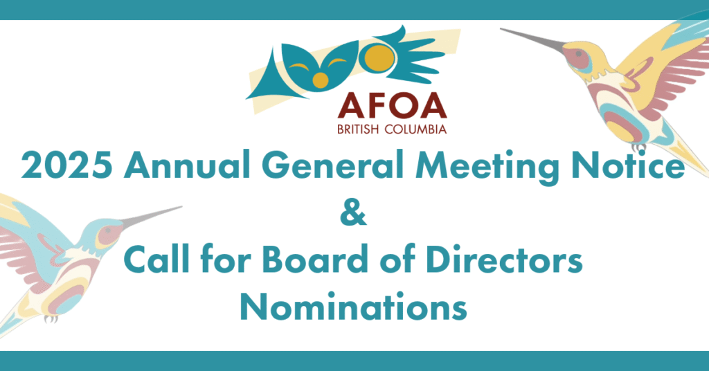 AFOA BC 2025 Board of Director Election